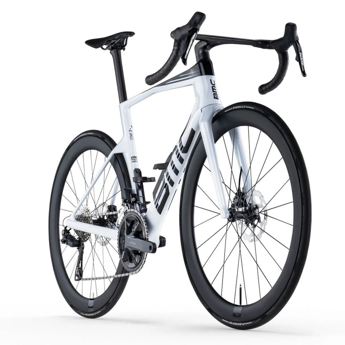 BMC Teammachine R 01 Five plento dviratis | Cool White - Black | Velonova